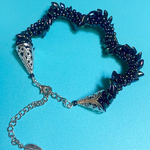 8 Strand Beaded Kumihimo Bracelet Pattern Tutorial Twisted Spiral Braid ...