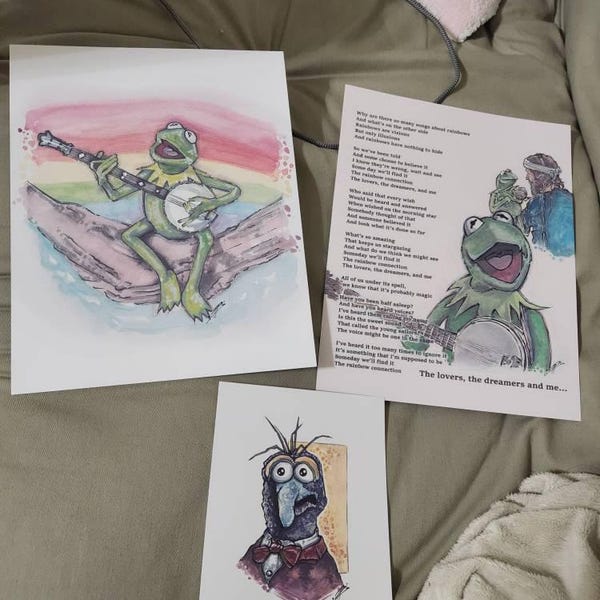 RAINBOW CONNECTION From the Muppet Movie / Fine Art Quality Print - Etsy