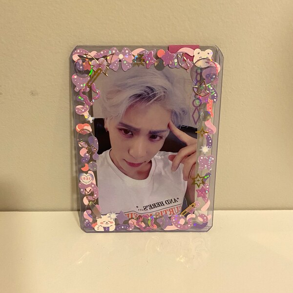 DIY Toploader Deco Kit|clear Toploader|photocard Holder|koreansticker ...