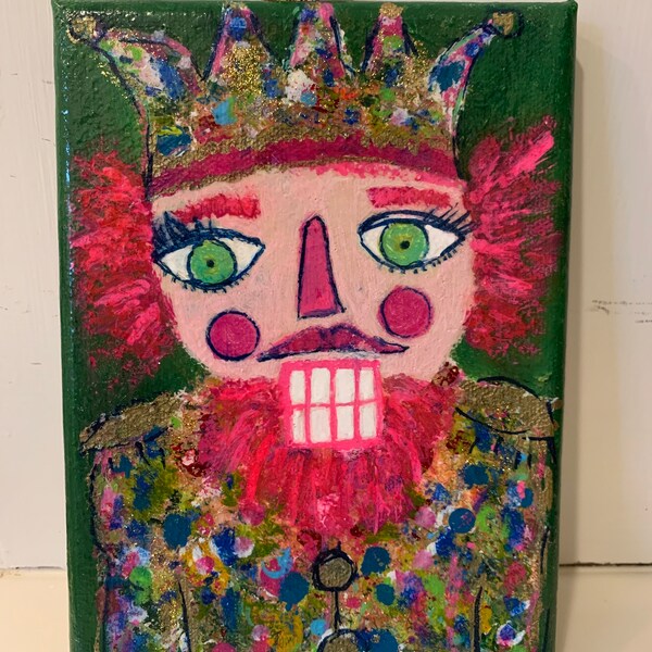 2024 Abstract ANGEL Portraits , Original Acrylic & Mixed Media ...