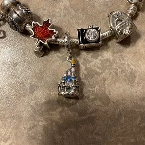 Authentic New Pandora Orange Tropical Flower Murano Beautiful Charm ...