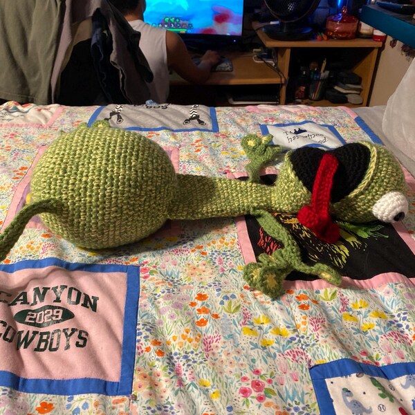 The Original Squashed Frog Door Stopper Amigurumi Instant Download PDF ...