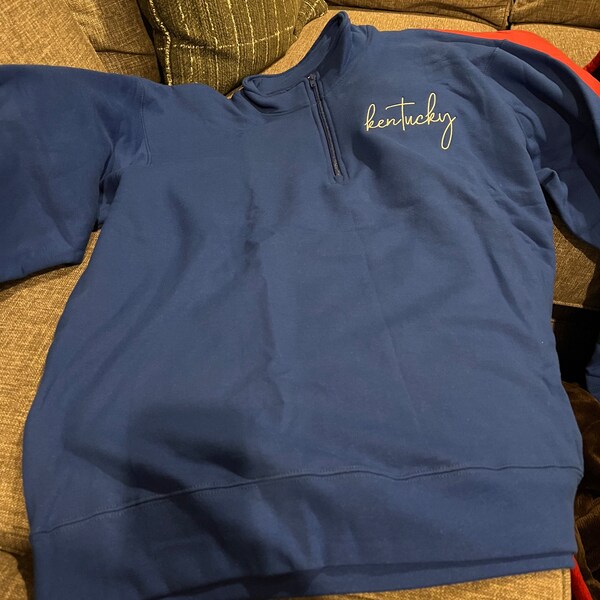 Split Paw Wildcats 1/4 Zip, Sparkly, Pullover, Kentucky, Fall ...