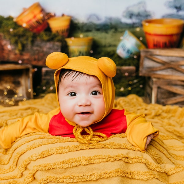 Honey Bear- Sitter Bear Outfit, Bear Photo Props, Newborn Bear Outfit ...
