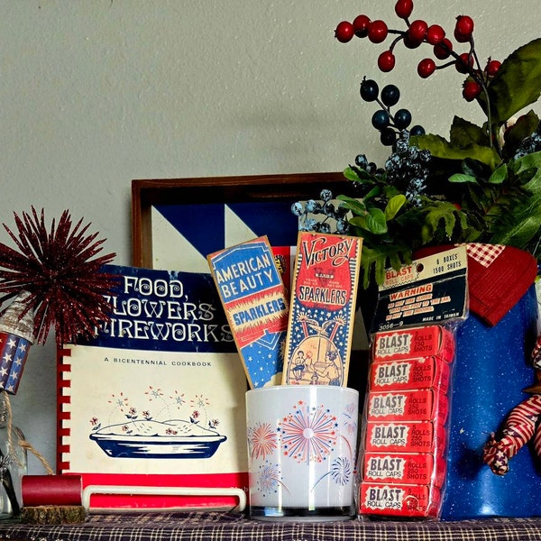 Primitive Uncle Sam Lady Liberty Vintage 4th of July Decor Primitive ...