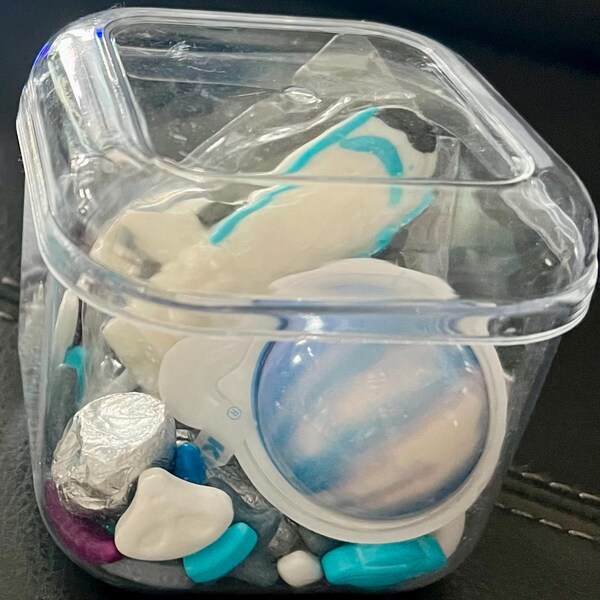 Block Themed Sensory Kit Party Favor, Play Doh Favor, Building Block ...