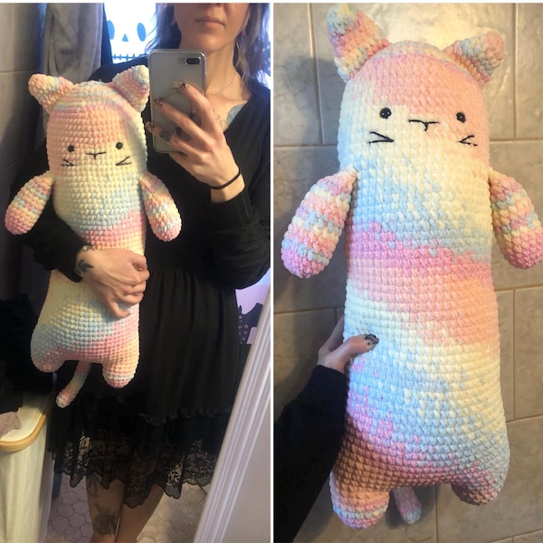 Big Long Cat Crochet Pattern. Create You Own Big Long Cat Amigurumi ...