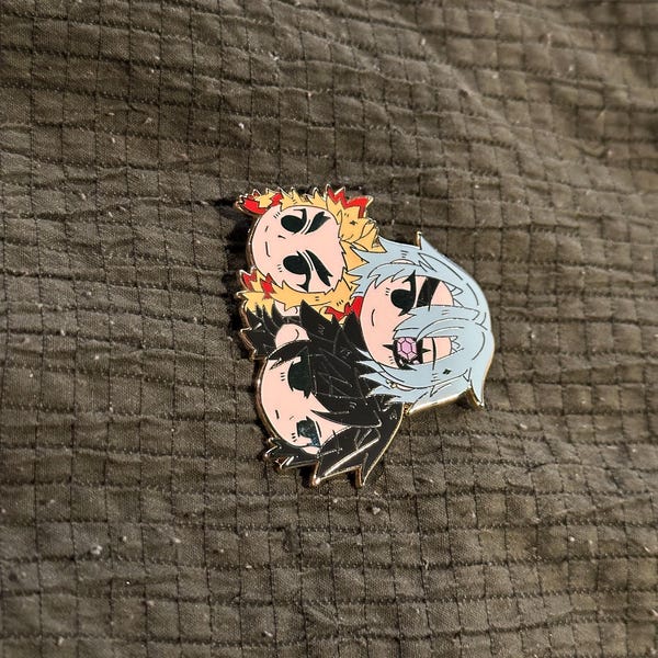 Anime Trio Pins - Etsy