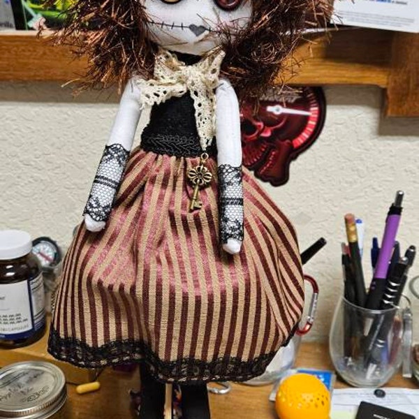 Gothic Doll Handmade OOAK Unique Design Creepy Cute Art Doll ...