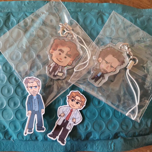 1.5 Inch House MD Glitter Acrylic Charm Keychains - Etsy