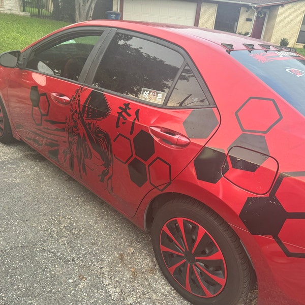 Screem Ghost Car Side Decal Sticker - Left & Right Set - Etsy