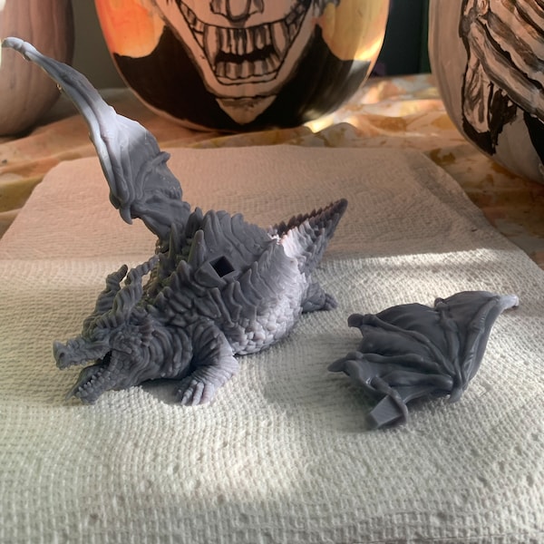 Themberchaud the Red Dragon Model for Dungeons and Dragons - Etsy