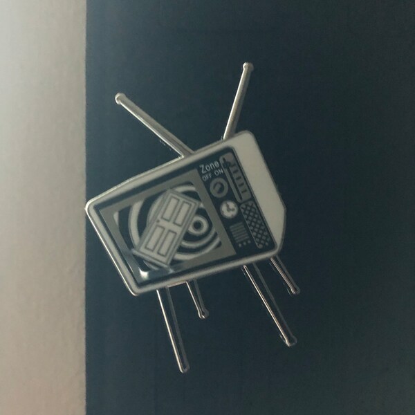 Twilight Zone TV Enamel Pin | Rod Serling Show Series | Eye of the ...