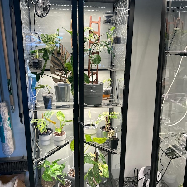 Milsbo Tall (V2**) 4 Piece Acrylic Shelf Set for IKEA Greenhouse ...