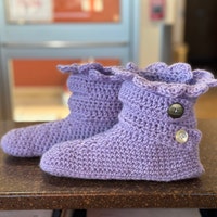 Crochet Baby Pattern, Crochet Baby Boots Pattern, Classic Snow Boots ...