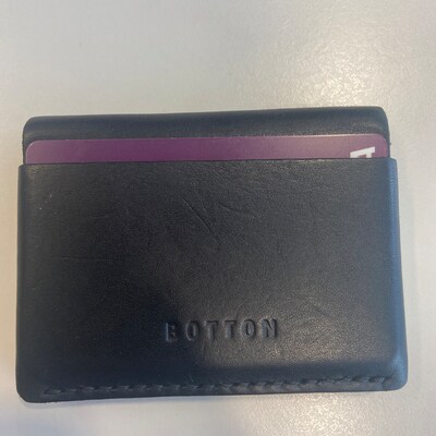 Oblique Wallet With Flap, Card Wallet, Card Case, Card Holder, Leather ...