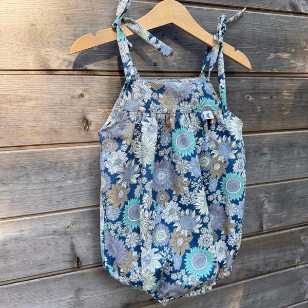Willow Romper - PDF Sewing Pattern | Easy Romper for Kids (3-6M to 2-3Y ...
