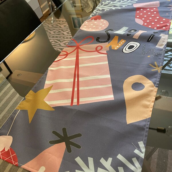 Winter Table Runner, New Years Eve Table Runner, New Years, NYE Table ...