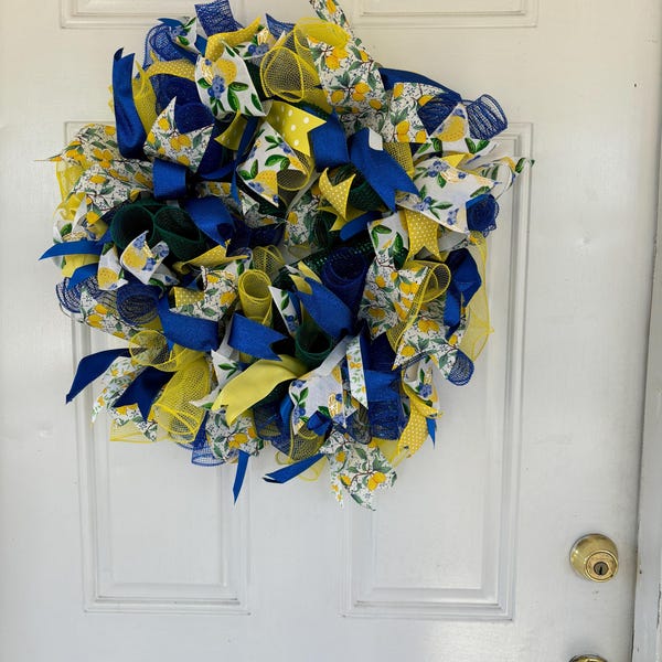 Pumpkin Wreath Kit, Fall Wreath Kit, Blue Pumpkin Wreath Kit, Craft Kit ...