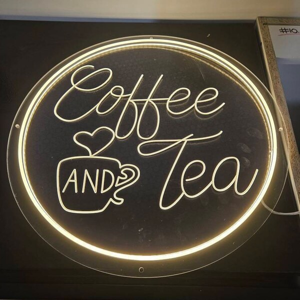 Coffee and Tea Neon Sign,neon Coffee Sign,usb Led Sign for Coffee Shop ...