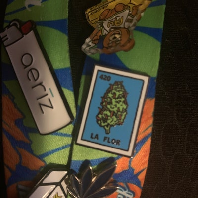 LA FLOR PIN Weed Nug Loteria Card, Cannabis, Marijuana, Ganja, Stoner ...