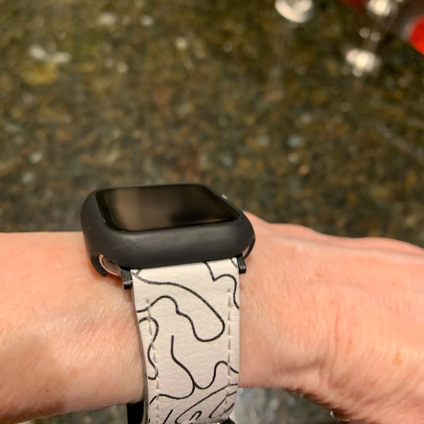 Rustic Abstract Shapes Apple Watch Band Series 3 4 5 6 7 8 SE 38mm 40mm ...