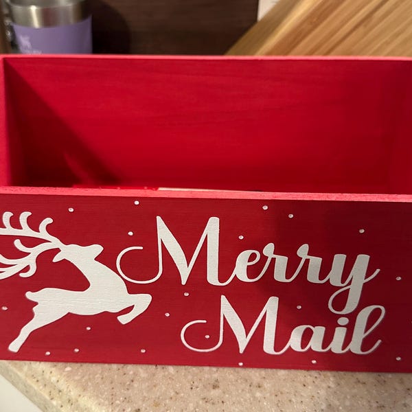 Christmas Card Storage Box - Christmas Decor - Etsy