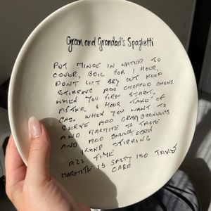 Personalised Foodie Plate Ceramic Plate Custom Name Plate Kids Plate ...