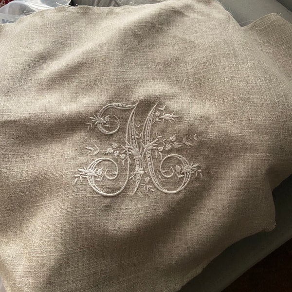 Machine Embroidery Design Capital Letter M Digitized Victorian Alphabet ...