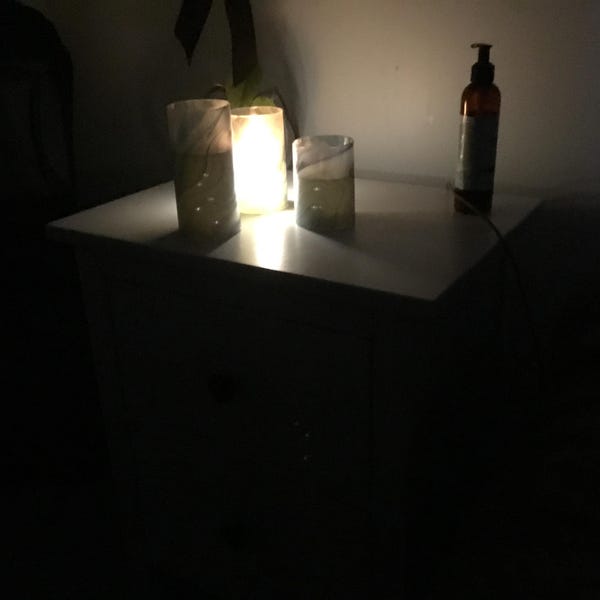 6.5 Inch Taper Primitive Candles With Timer,flameless Led Taper Candles ...