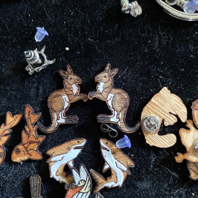 Handmade Wooden Magpie Pin I Australian Native Animals - Etsy Australia