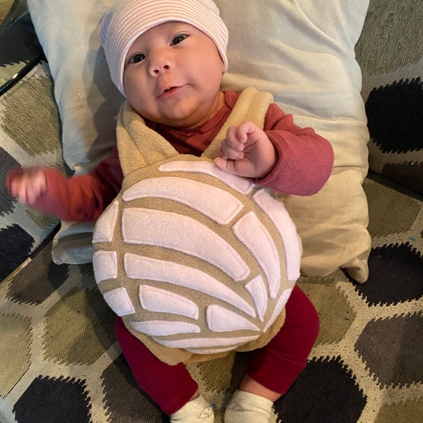 Concha Baby Costume, Concha Costume, Concha Pandulce, Baby Costume ...