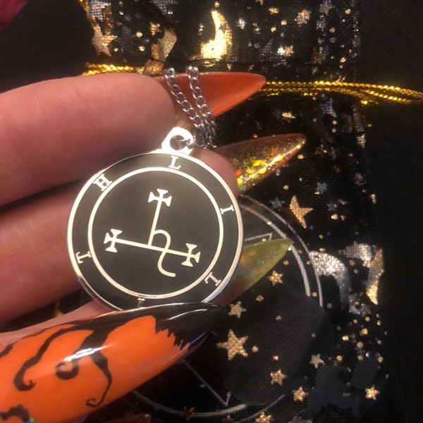 Sigil of Lilith Pendant Medallion - Left Hand Path Seal of Lilith ...