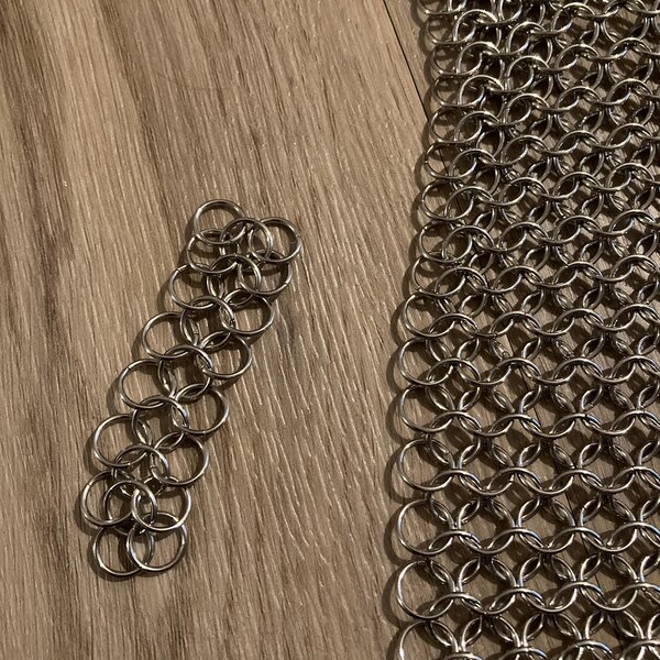 5.5x1.2mm, Stainless Steel Jump Rings, Machine Cut, Chainmaille Rings ...