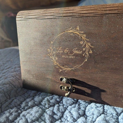 4x6 Memory Wooden Photo Box for Photo 10x15 Cm Wedding Usb - Etsy