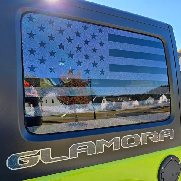 Holographic Crystal Jeep Emblem Sticker Decal, Wrangler JK, TJ, JL ...