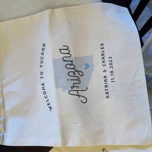 Welcome Tote Bag Destination Wedding Welcome Totes Palm - Etsy