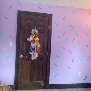 Sprinkle Wall Decals Confetti Wall Decal Set, Vinyl Wall Decals, Wall ...