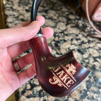 Wooden Tobacco Pipe Smoking Pipe Custom Pipe Mens Gift Gift - Etsy