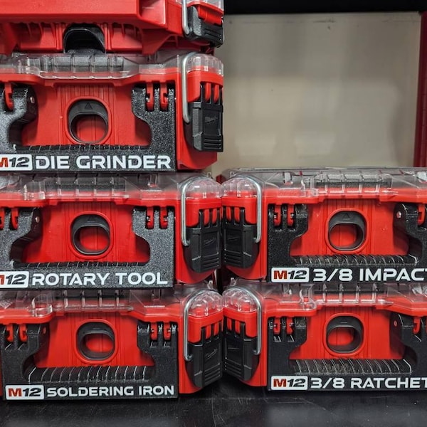Custom Box Handle | Milwaukee PACKOUT | Small Parts Organizer | (48-22 ...