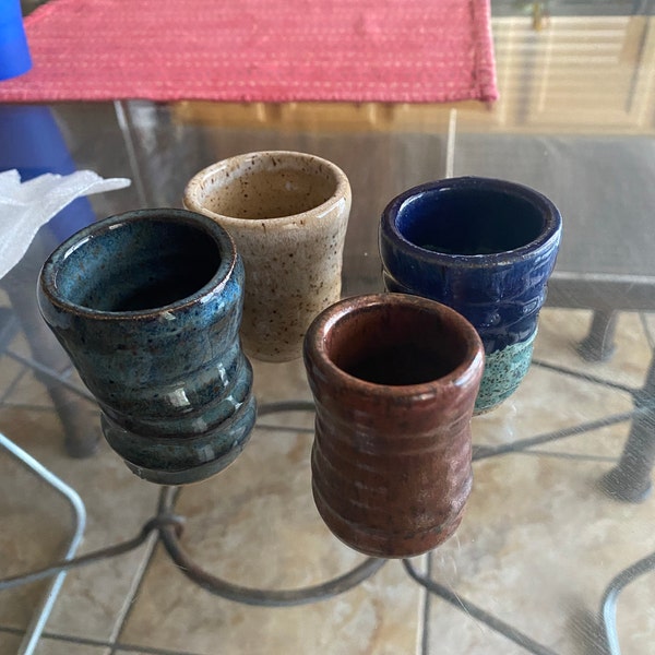 Handmade Speckled Ceramic Shot Glass – Wheel Thrown Pottery - Etsy