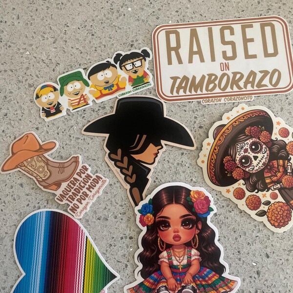 Mexican Stickers, Latina Stickers, Latino Stickers, Latina Owned ...