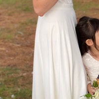 Modest Wedding Dress Reception, Simple Wedding Dress Open Back ...