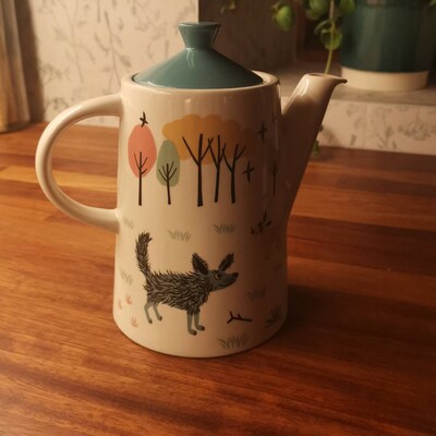Handmade Ceramic Moth Pattern Teapot Designed in the UK by - Etsy