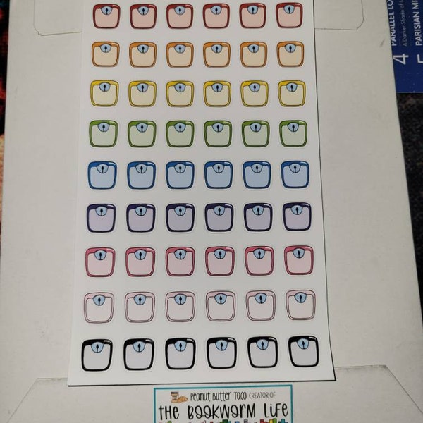 Scale Planner Stickers - Weight Tracking Stickers - Weight Loss ...
