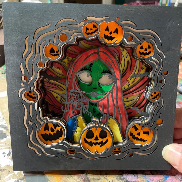 Skull Shadow Box SVG, Svg for Cricut Projects, 3D Layered SVG ...