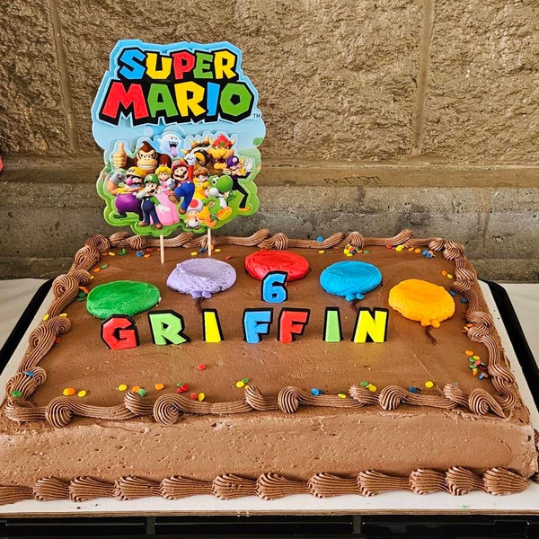 Cake Letters Happy Birthday Cake Set - Birthday Cake Sign - Cake Number ...