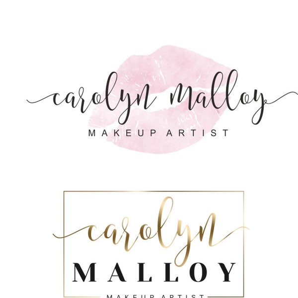 Makeup Logo Design, Makeup Artist Logo, Beauty Logo, Lips Logo, Makeup ...