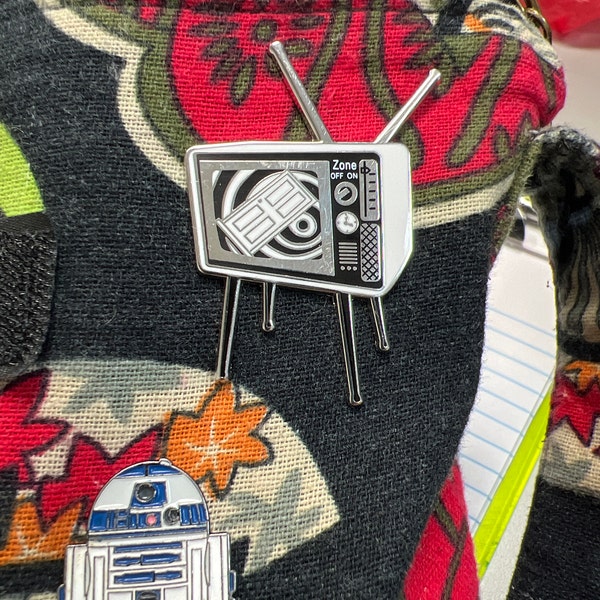 Twilight Zone TV Enamel Pin | Rod Serling Show Series | Eye of the ...