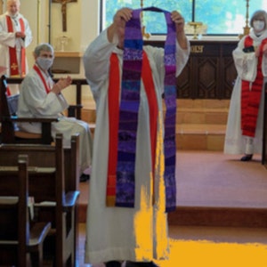 Green Pieced Stole Ordinary Time Liturgical Stole - Etsy